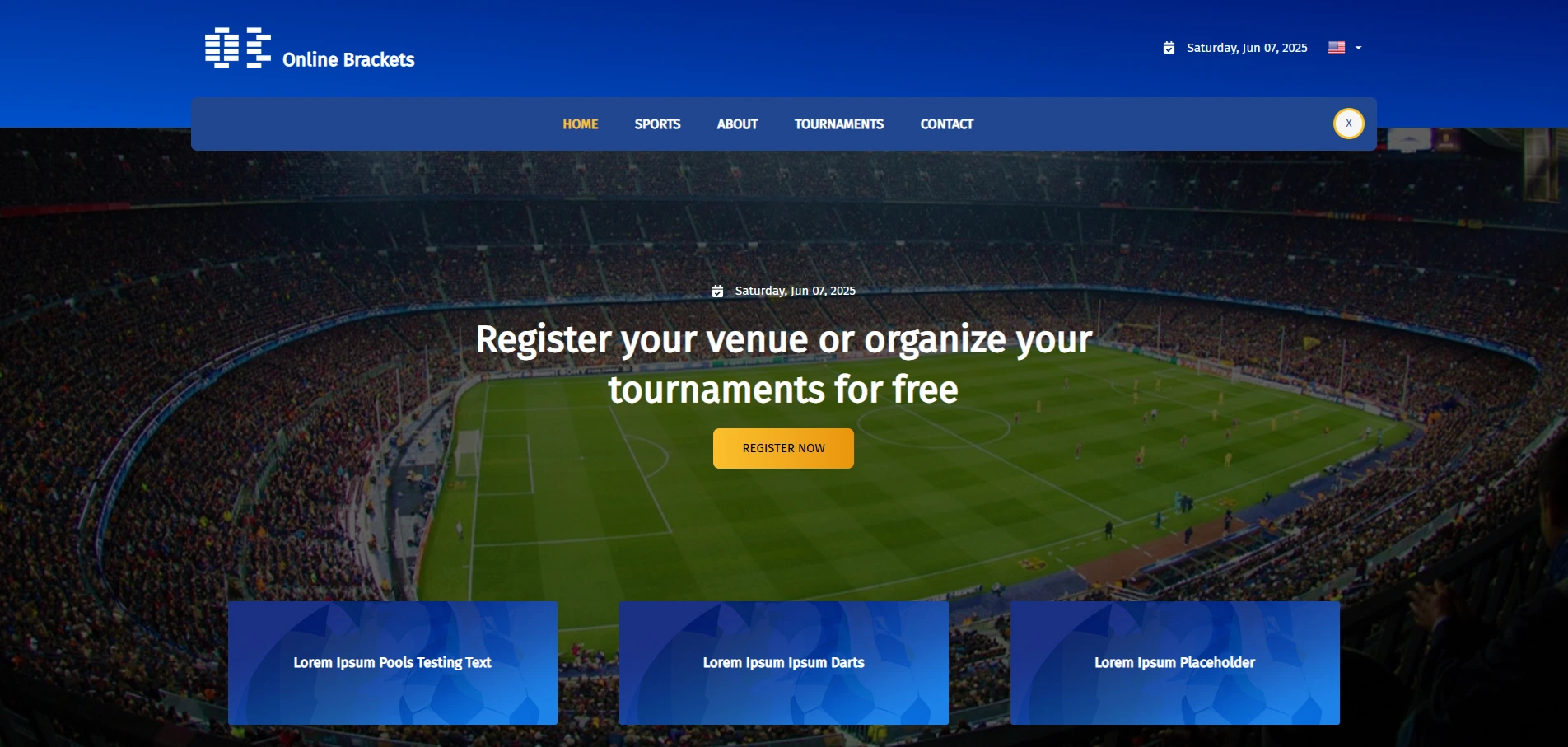 Online Brackets - Create and run tournaments online